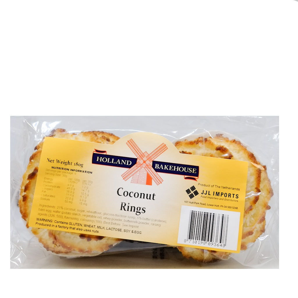 Holland Bakehouse Coconut Rings 180gr – The Dutch Shop