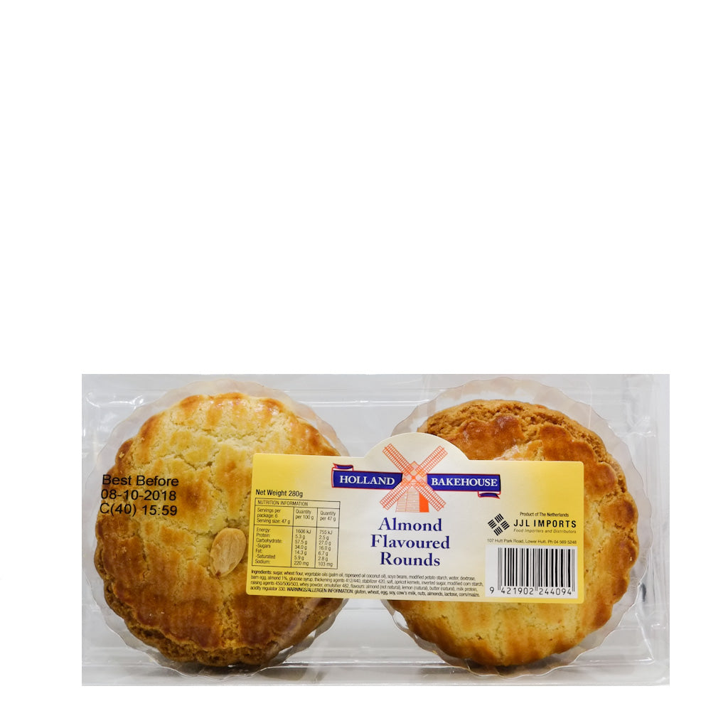 Holland Bakehouse Almond Flavoured Rounds 280gr – The Dutch Shop