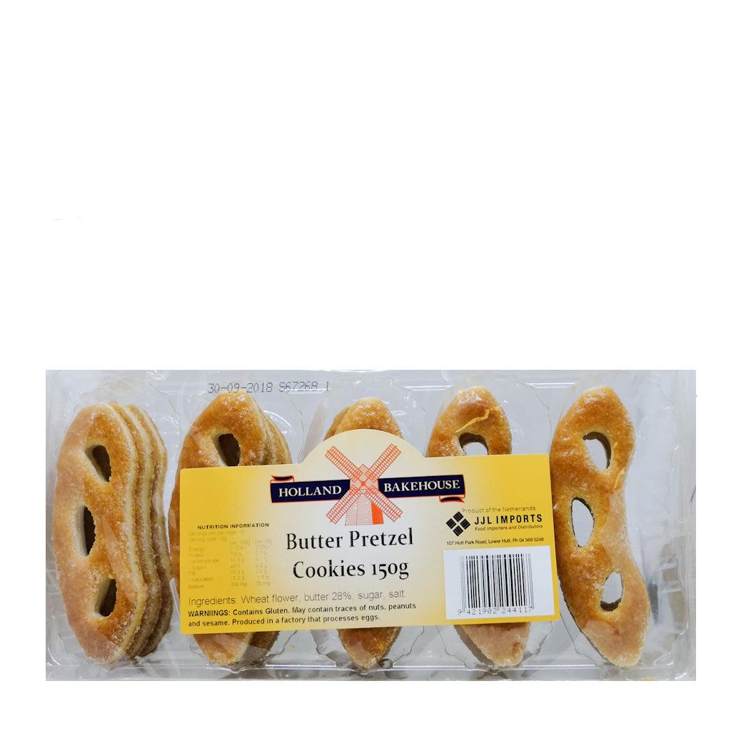 Holland Bakehouse Butter Pretzel Cookies 150gr – The Dutch Shop