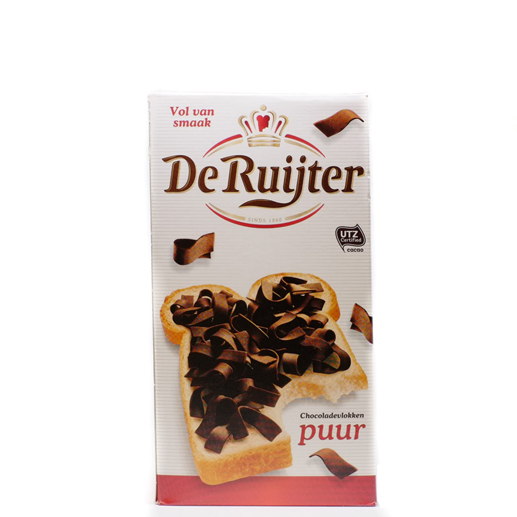 De Ruijter Dark Chocolate Flakes 200g – The Dutch Shop